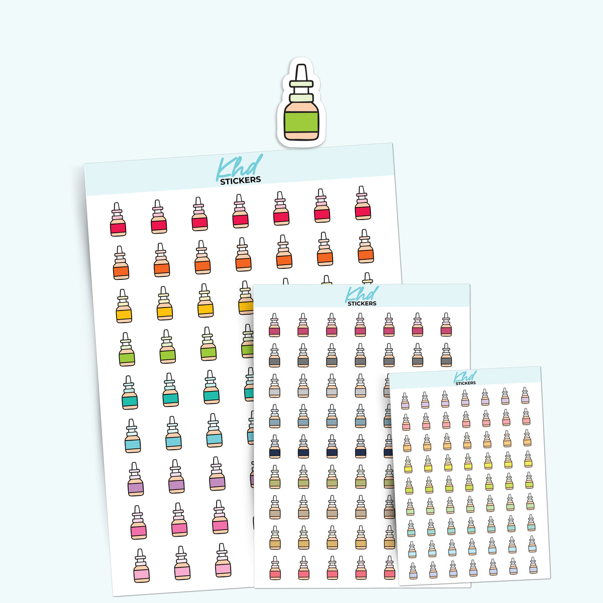 Nasal Spray Planner Stickers – KHDStickers